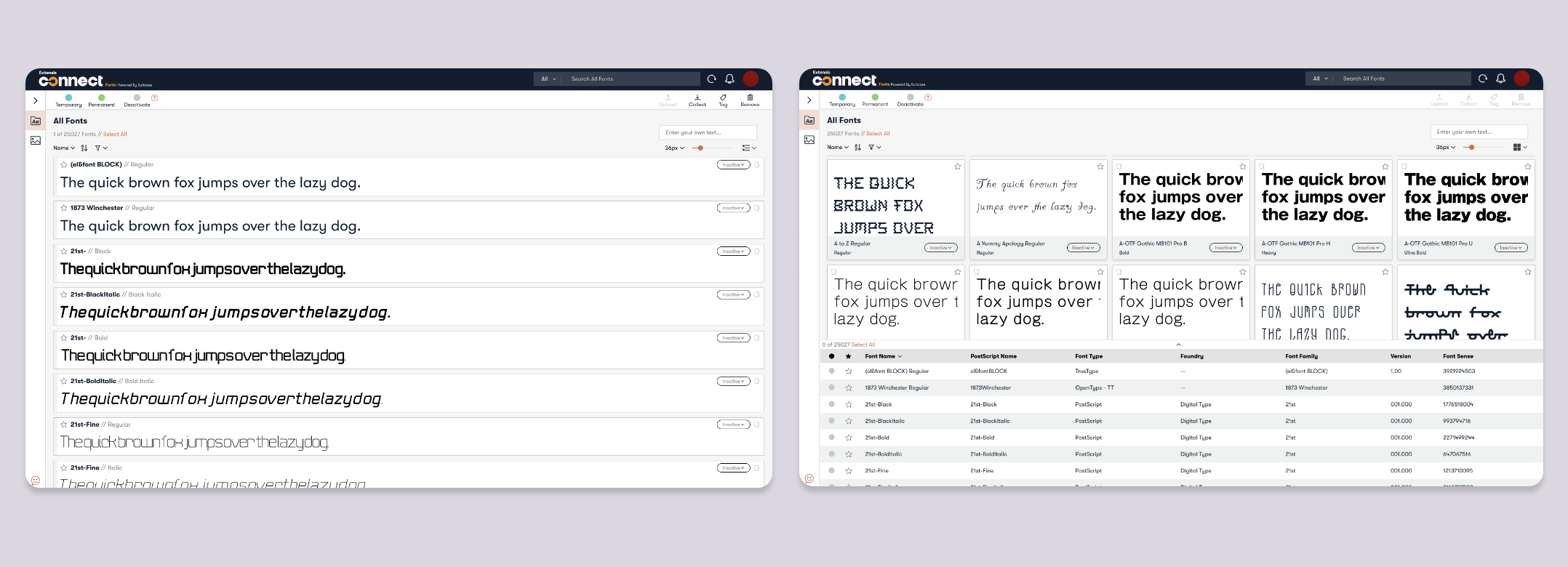 Extensis Connect – Fonts – Katherine Hinds